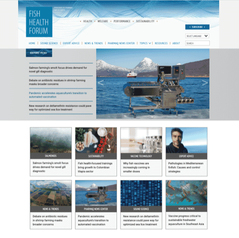 Pharmaq launches fish health website | The Fish Site