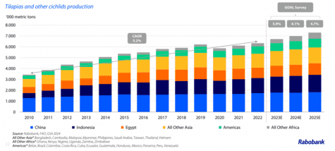 African tilapia: “the fastest growth segment of the aquaculture world ...